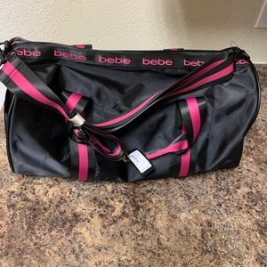 bebe | Bags | Nwt Bebe Jordan Striped Blackpink Duffle Bag | Poshmark
